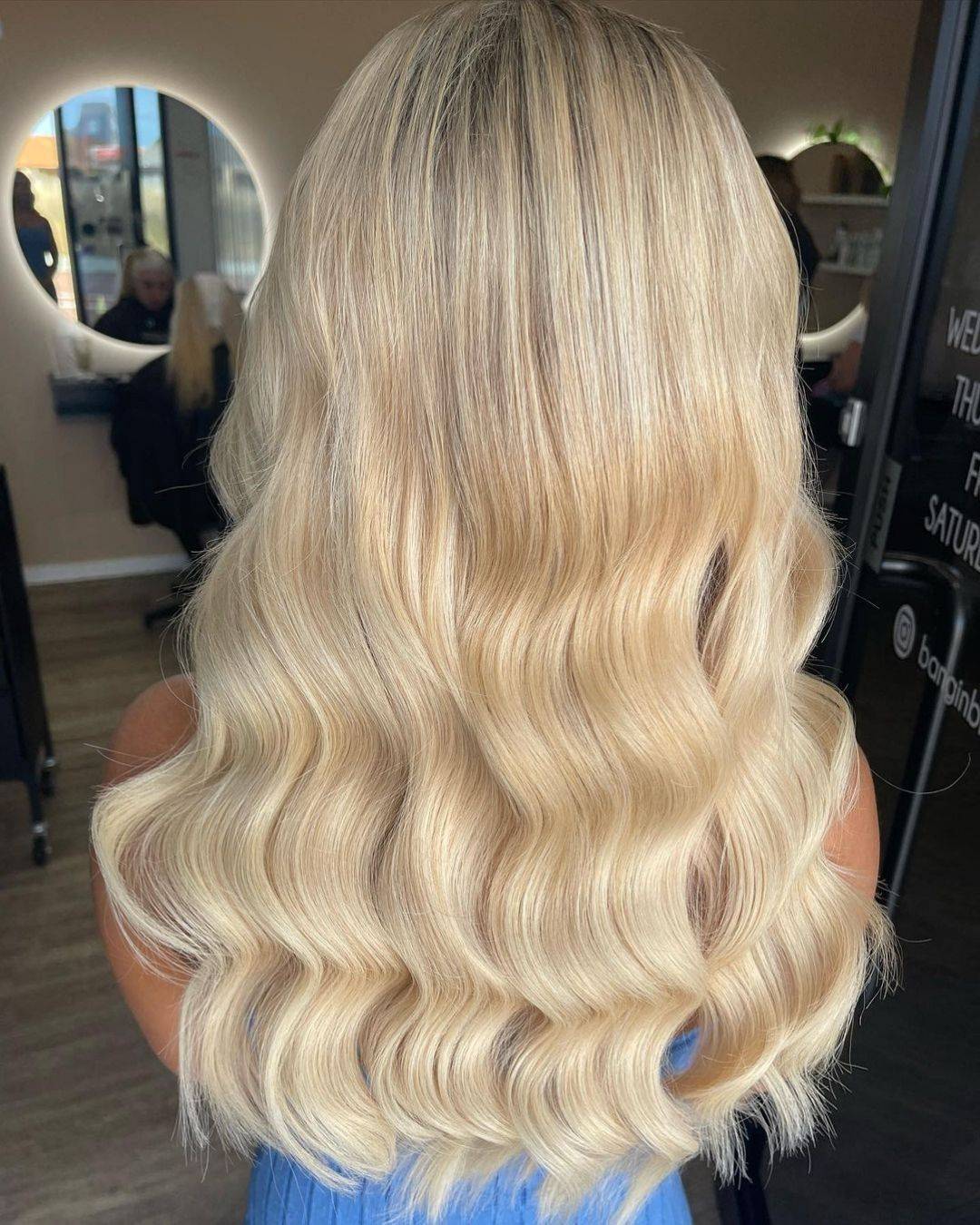 Sunkissed Golden Blonde Clip In Human Hair Extensions | Kiki Hair
