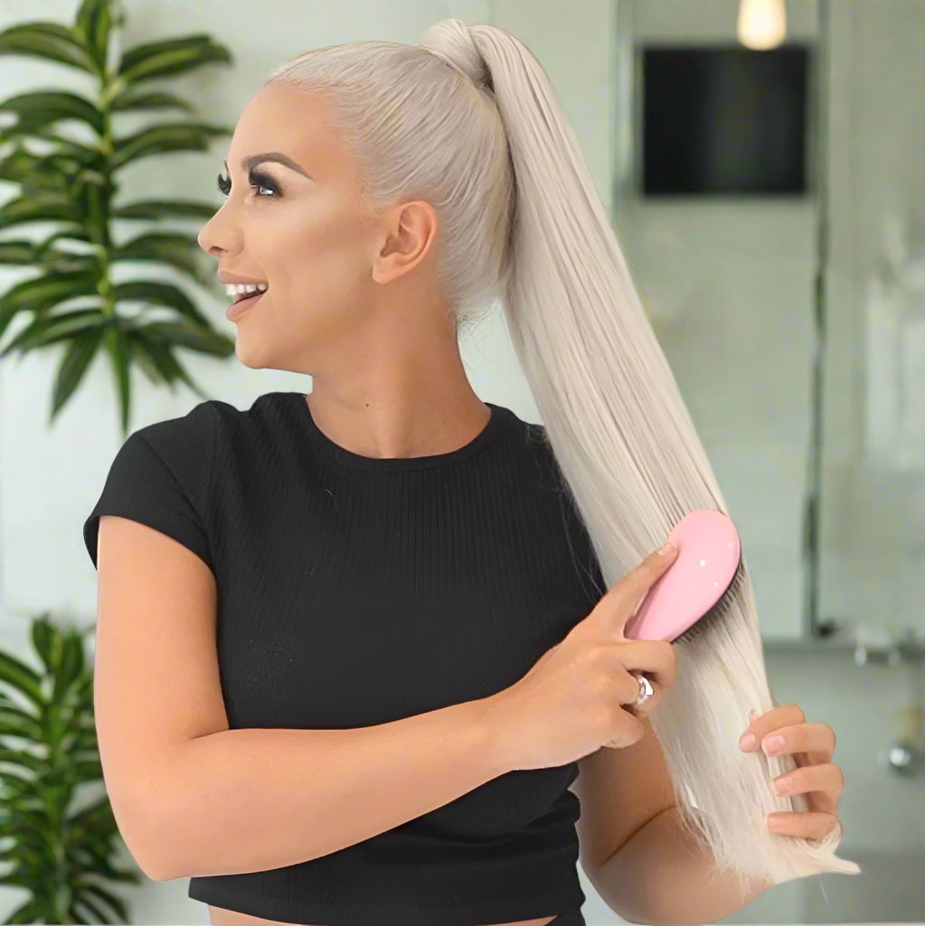 KiKi - Solid Color Ponytail Human Hair Extensions