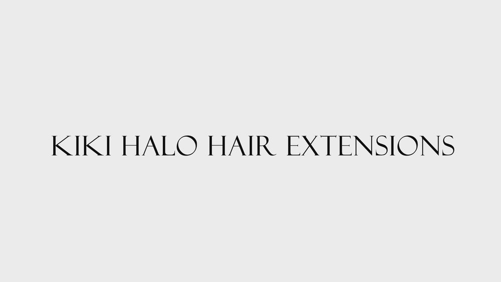 Kiki Hair Extensions | Latte Blonde Halo Hair Extensions